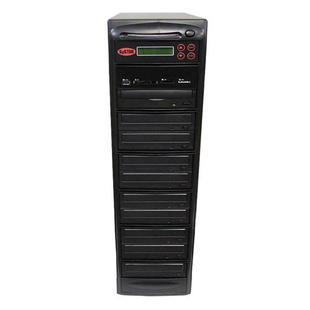 Systor PMBC-9 1-9 Disc Duplicator with USB SD & CF to Disc Backup ...