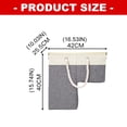 Sturdy Reinforced Storage Basket with Cover for Heavy Duty Clothes and ...