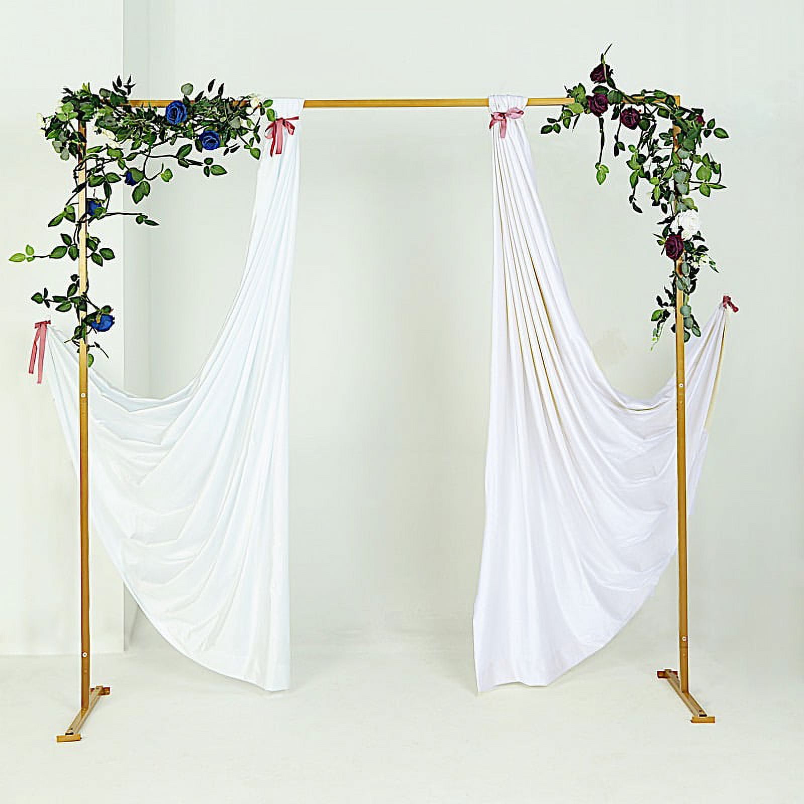 BalsaCircle 8ft Gold Metal Square Backdrop Stand for Nepal | Ubuy
