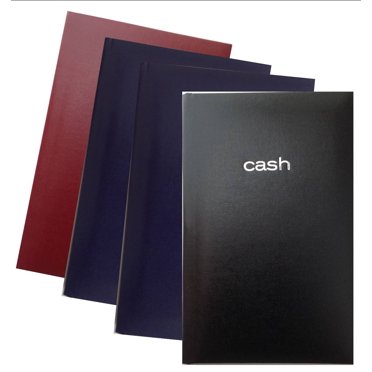 Mead Cash Book, Hardbound Black Cover, 7-15/16 x 5-1/8 inches, 144 ...