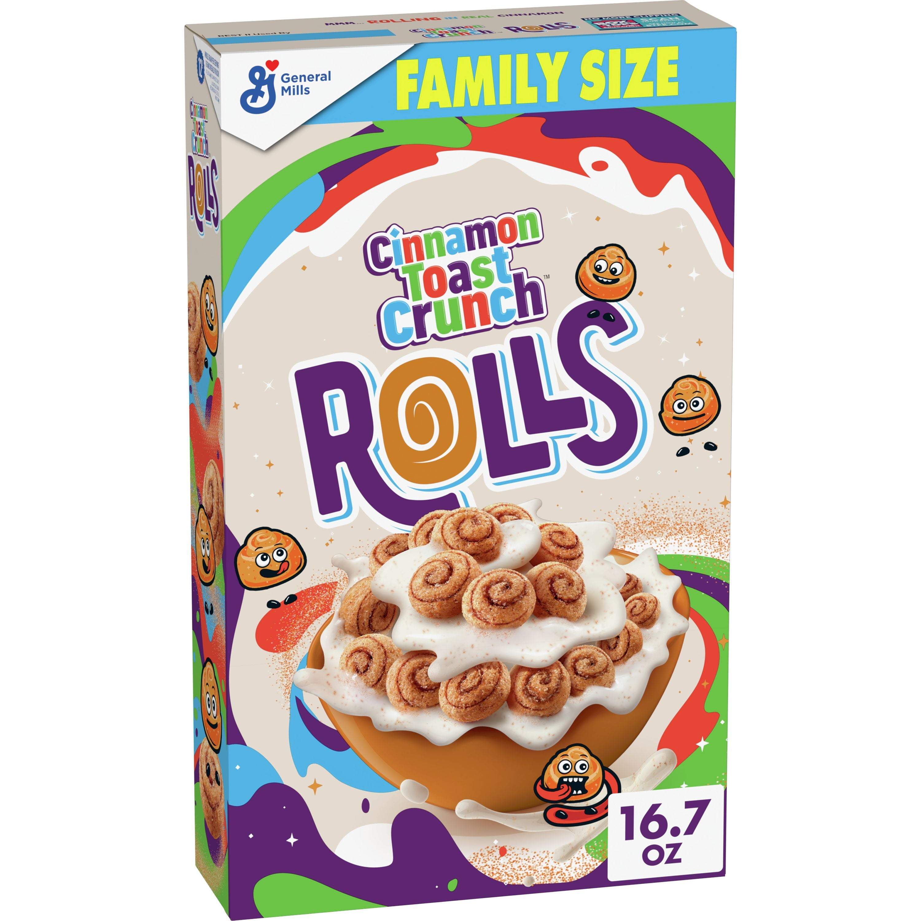 Cinnamon Toast Crunch Rolls Breakfast Cereal, 16.7 OZ - Walmart.com