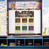 67-Piece Classroom Job Chart Set with Name Tags, Bulletin Board Decor ...