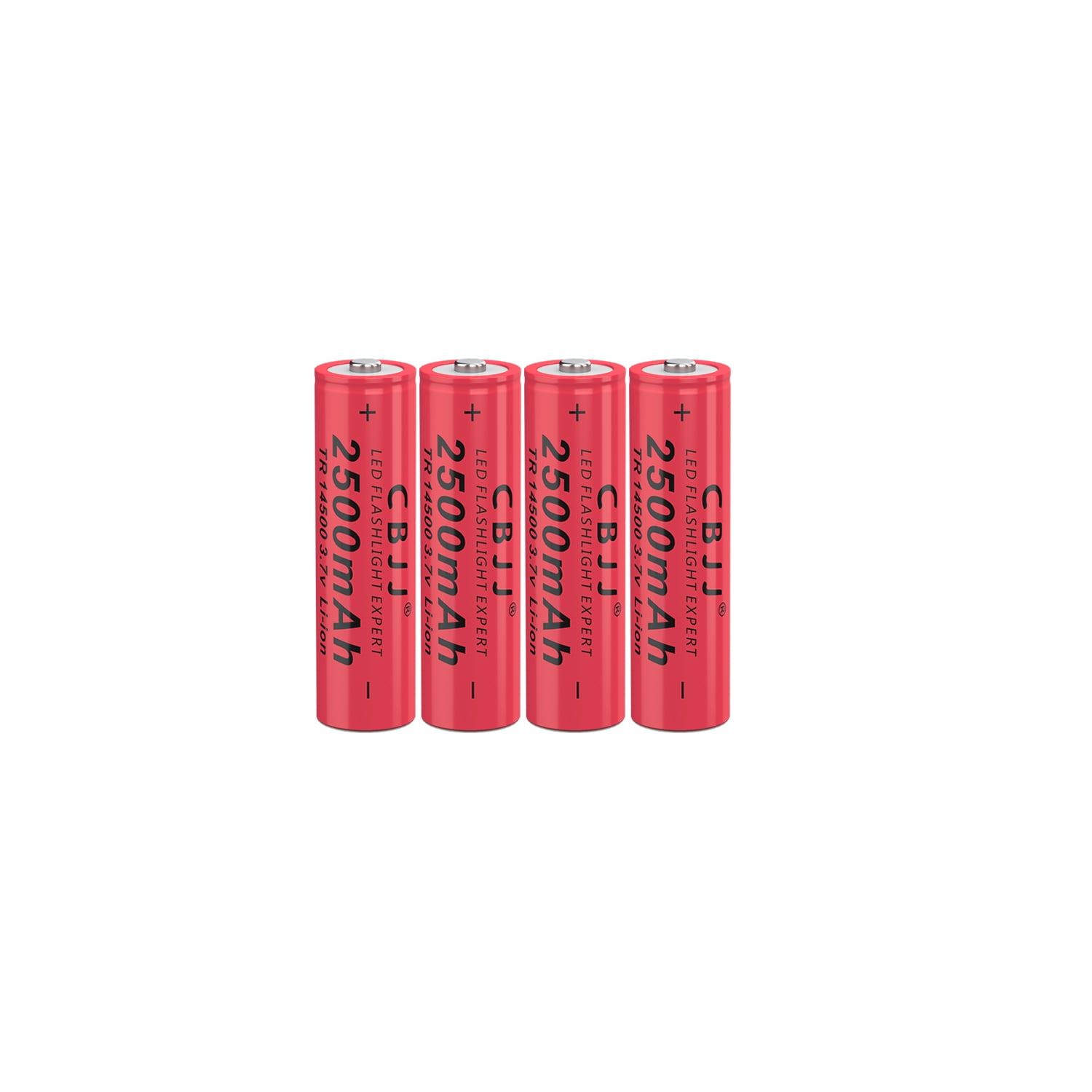 14500 Rechargeable Battery Li-ion Cell 3.7V 2500mAh for Flashlight ...