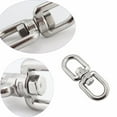Hanging Swivel Hook Basket Spinners Swing Ended Double Ring Duty Heavy ...