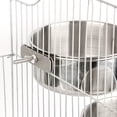 BESTYASH Durable Stainless Steel Parrot Feeding Bowl Cage Water Basin ...