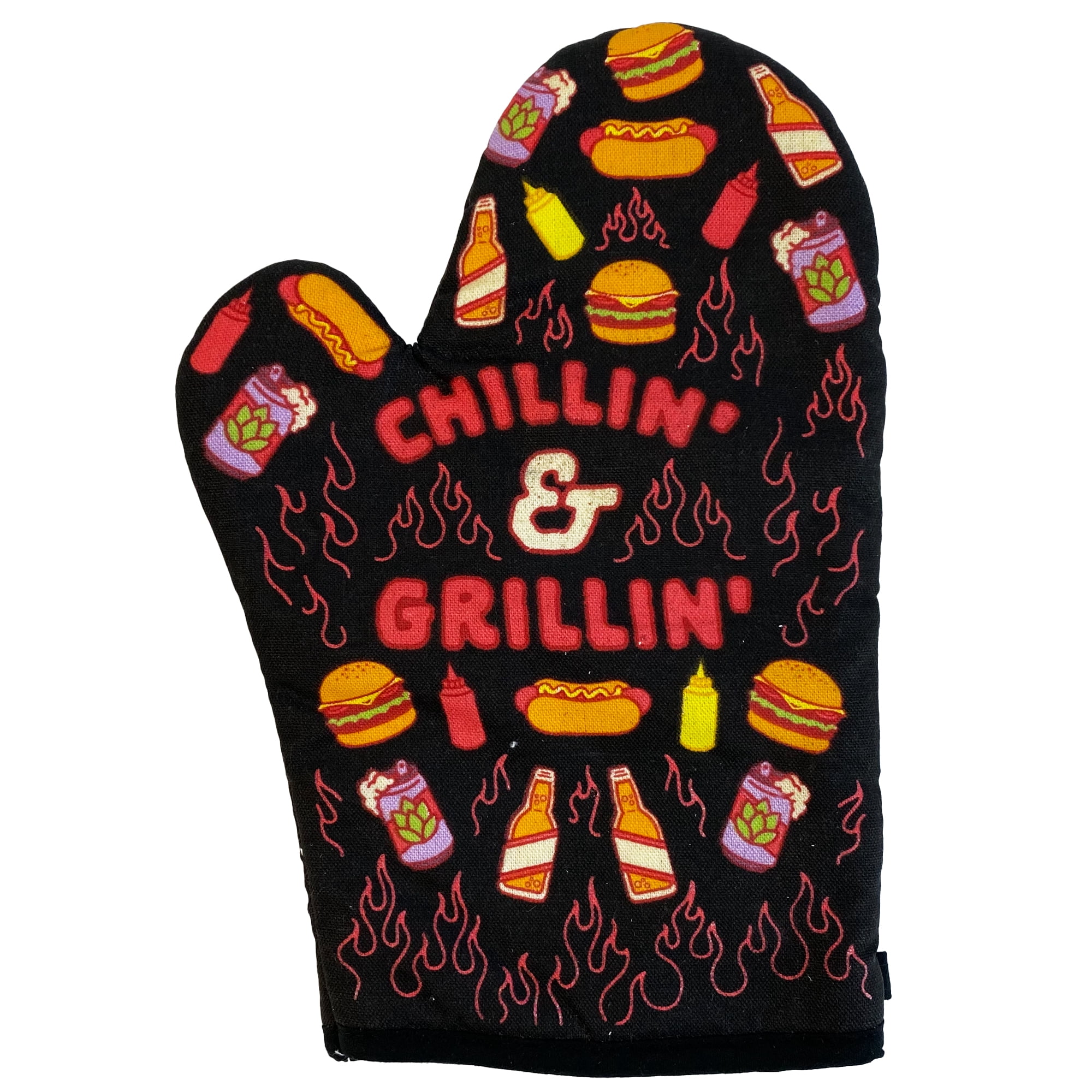 Backyard BBQ Grilling towel Barbeque Grillin & Chillin Grill eat chill ...