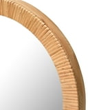 Creative Co-Op Creative Co-Op Arched Wrapped Rattan Framed Wall Mirror ...