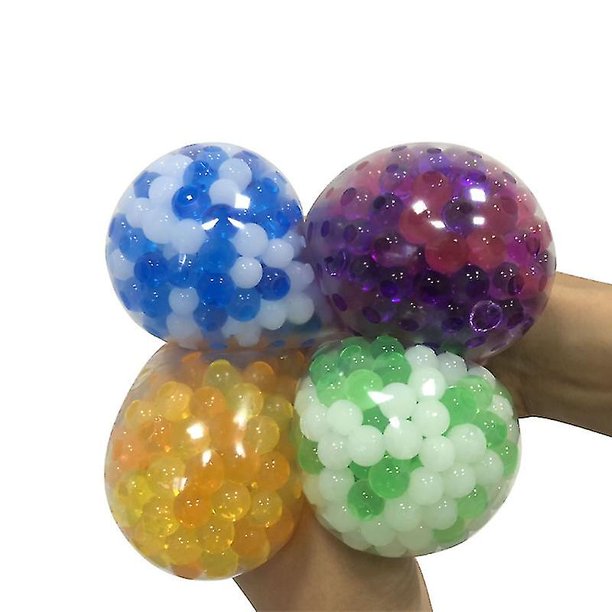 Squeeze Dna Grape Ball Decompression Toy With Colorful Beads Party ...
