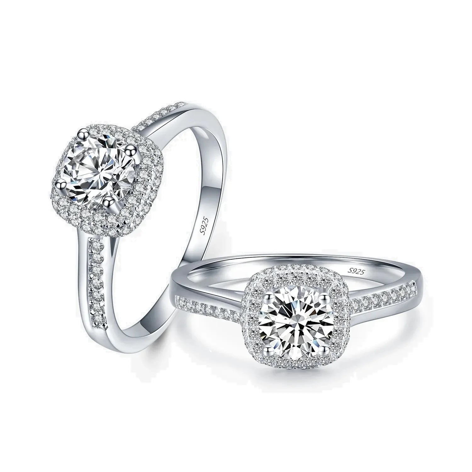 Click here for Nourkandi Genuine 925 Sterling Silver Round Clear... prices