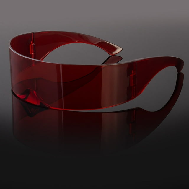 Futuristic Robocop Cyclops Outter Space Robot RAVE Shield Sunglasses ...