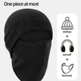 Black Black Sports Riding Ski Mask Outdoor Cold Mask Windproof Hood ...