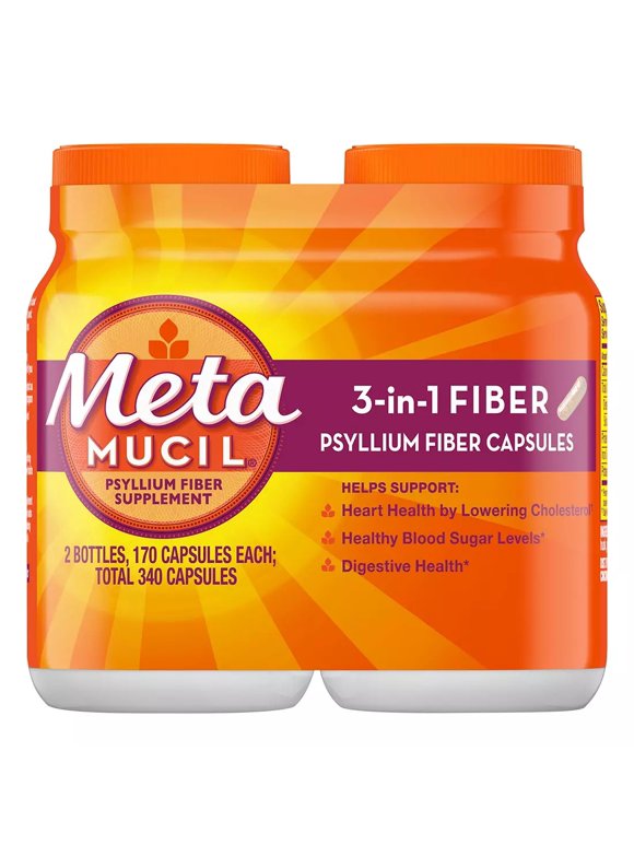 Metamucil Fiber Capsules in Metamucil - Walmart.com