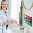 WASH, Rinse, SANITIZE Stickers, 2.75" X 9", 1 of Each Sticker - Walmart.com