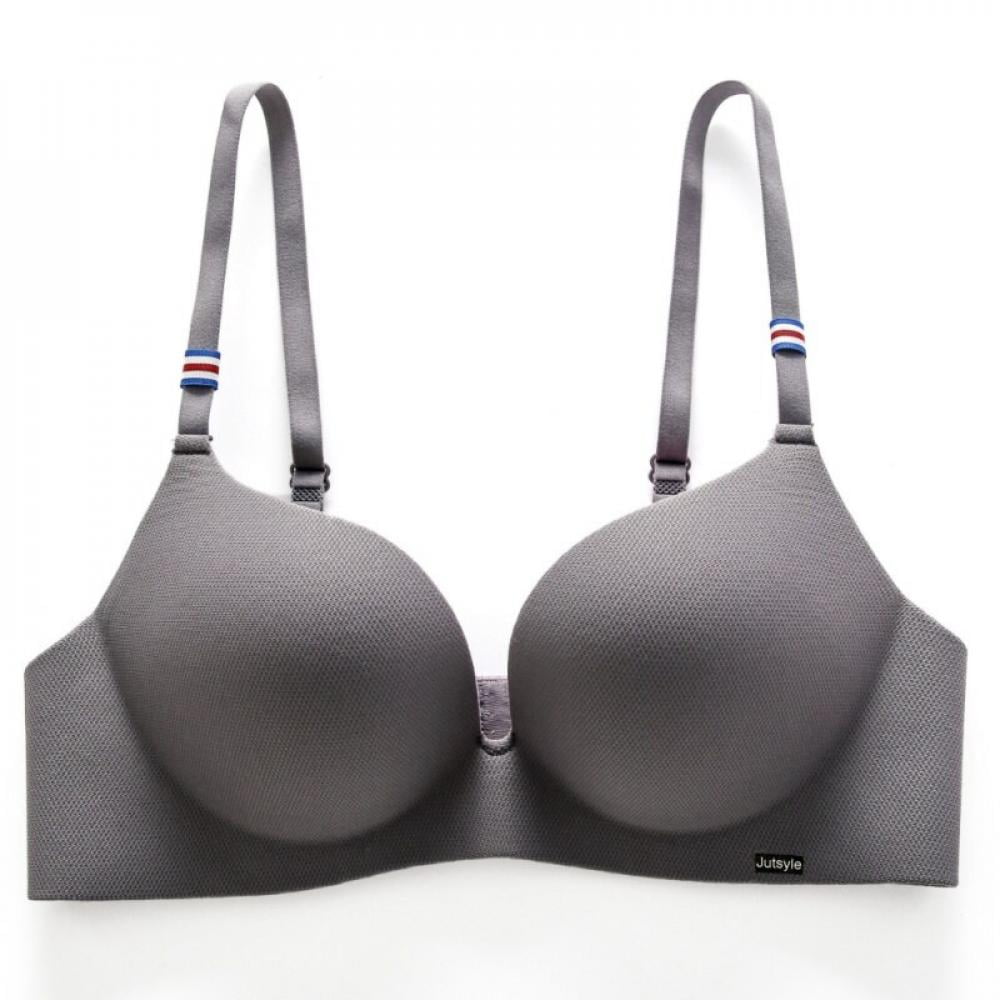 SweetCandy Smooth Seamless Bra Women 3 4 Cup Gathered BraThin Section