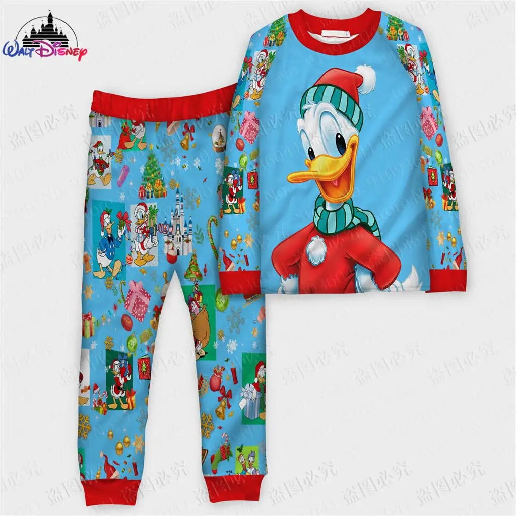 Disney-Conjunto de pijamas para padres e hijos, traje de alta calidad ...