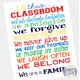 16x20" Classroom Poster In This Classroom Art Inspirational Poster for ...
