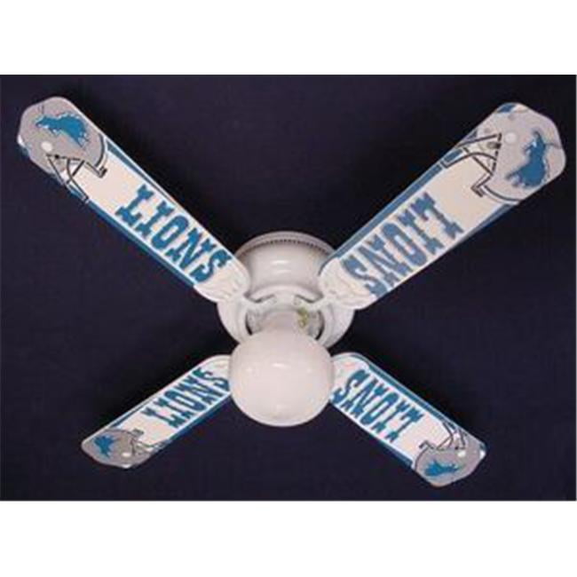 Ceiling Fan Designers 42FAN-NFL-DET NFL Detroit Lions Football Ceiling ...