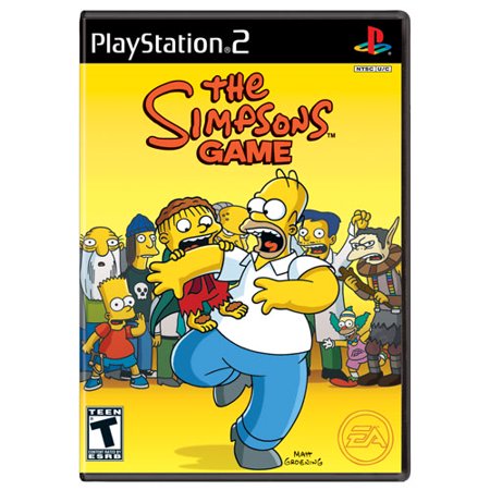 The Simpsons Game PS2 - Walmart.com