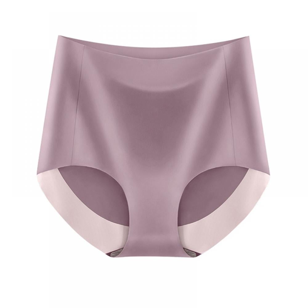 4 Pack Womens High Waisted Tummy Control Cotton Underwear Soft Full ...