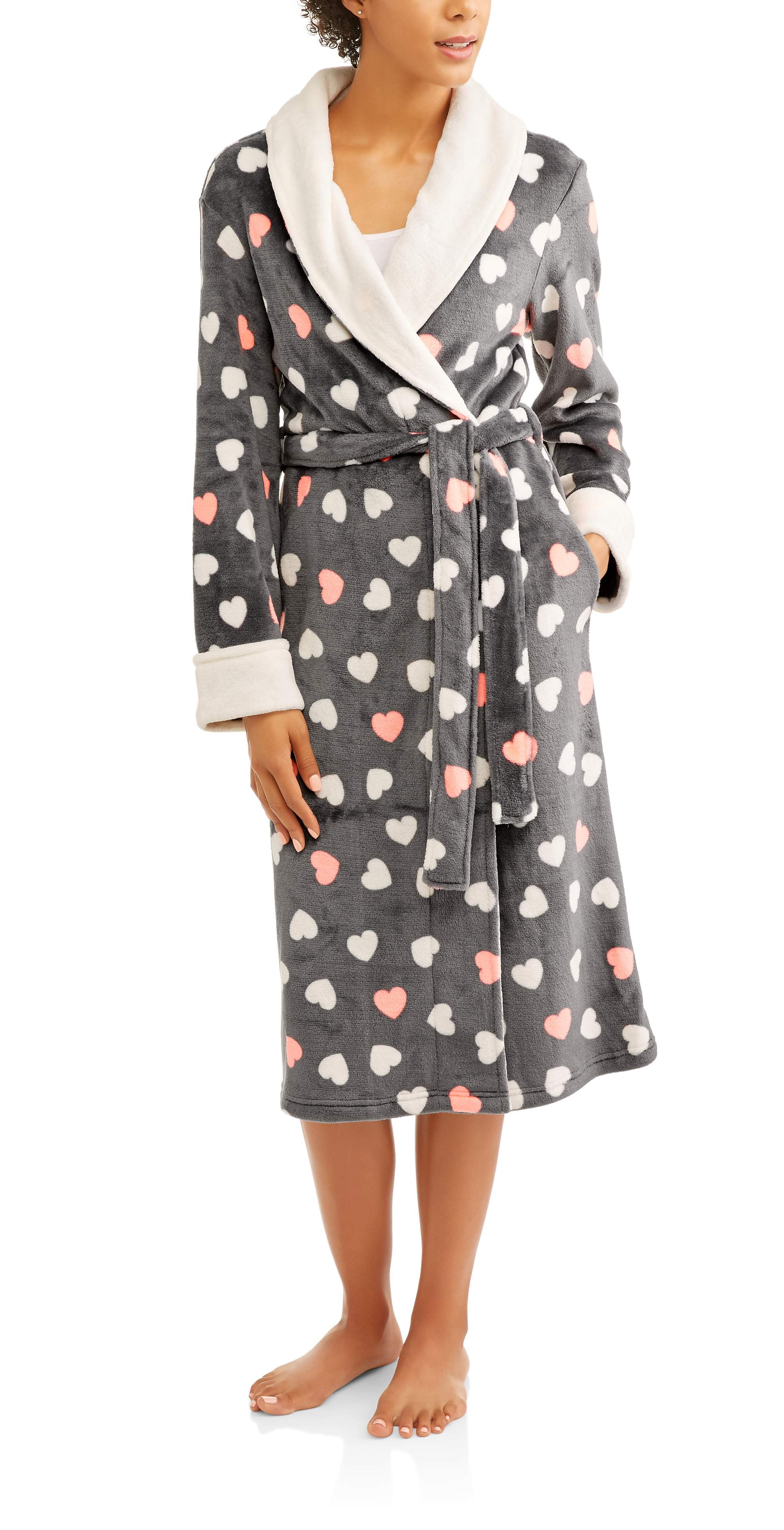 Women's Super Minky Plush Sleep Robe - Walmart.com