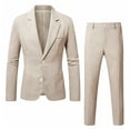 AGKIZG Solid Color Men Summer Banquet Dress formal Business Long Pants ...