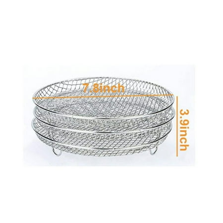 Universal Air Fryer Frying Steaming Deep Fry Racks Cooking Cooker ...