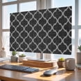 Black Morocco TV Dust Cover,Stretchable TV Screen Desktop Computer ...