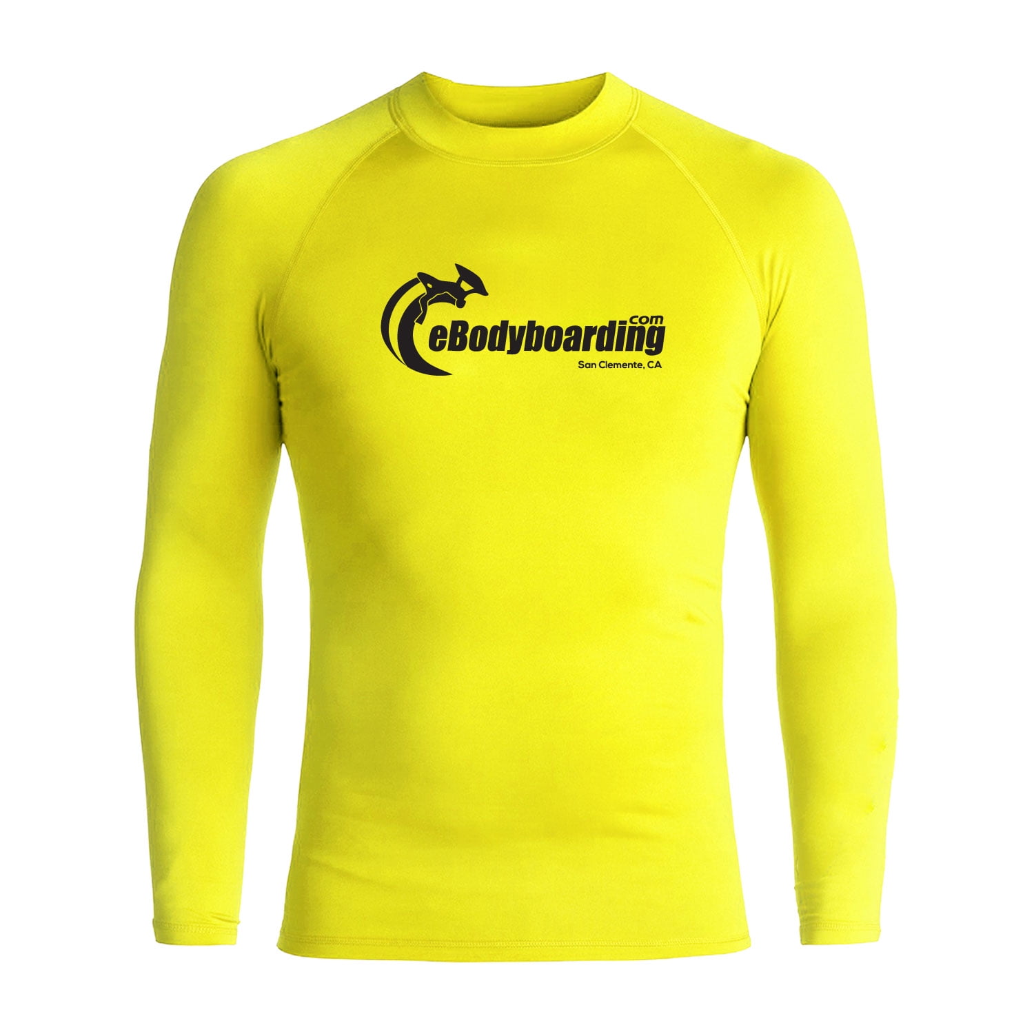eBodyboarding Bar Logo Long Sleeve Rashguard-YL/Blac - Walmart.com