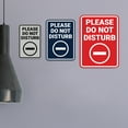 Portrait Round Please Do Not Disturb Sign (White/Red) - Large - Walmart.com
