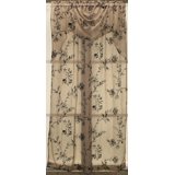 Fenwick Flocked Semi-Sheer Swagger 52Wx30L - Walmart.com