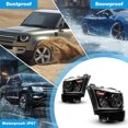 1 Pair Headlights Compatible with 2019-2024 RAM 1500 Halogen Model Only ...