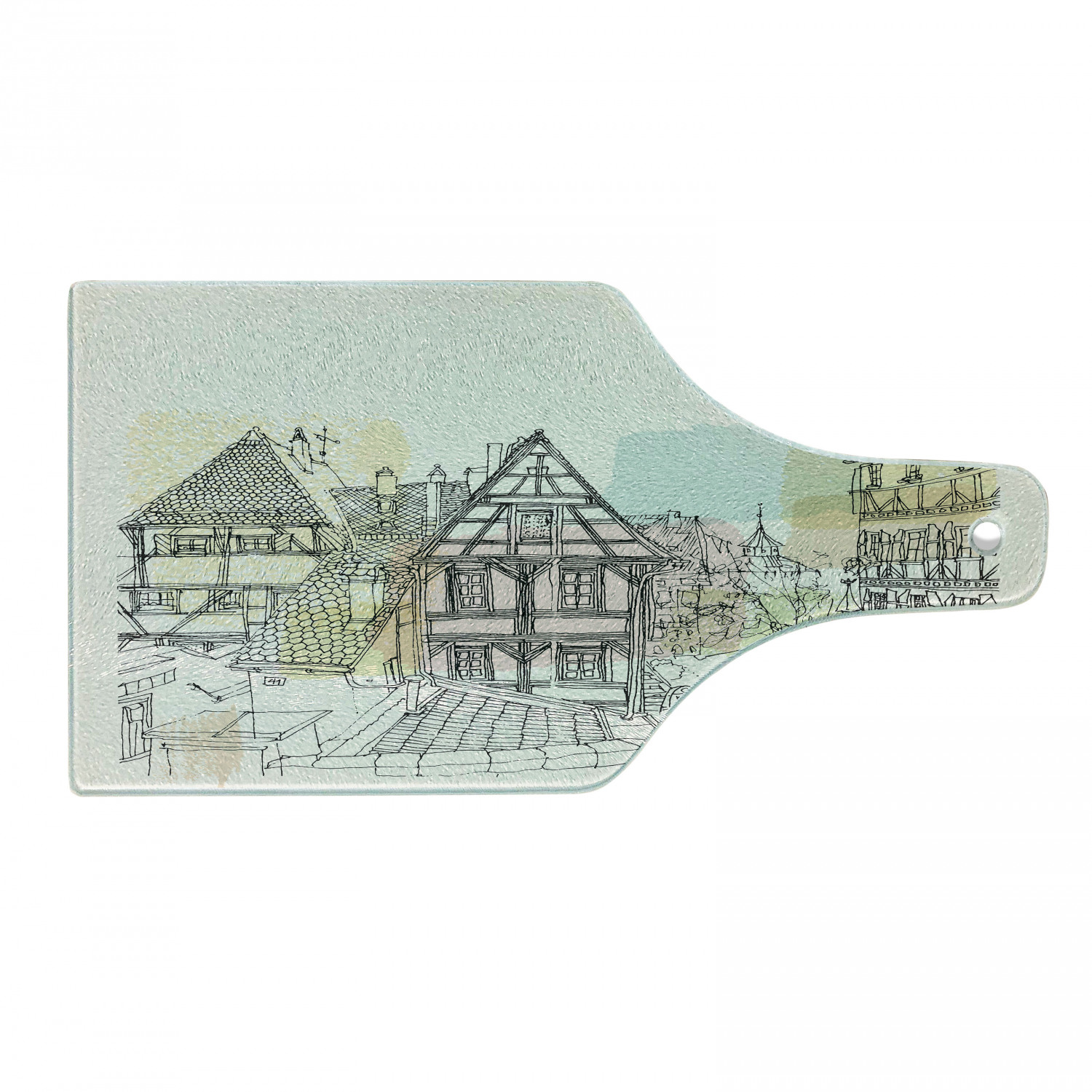 German Cutting Board, Historic Traditional Scene Nuremberg Germany ...