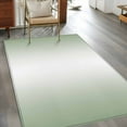 4x6 Area Rugs Sage Green Ombre Non-Skid Rubber Backing Large Rectangle ...