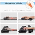 Wing Shape Keyboard Wrist Rest Pad Ergonomic Keyboard Wrist Rest ...