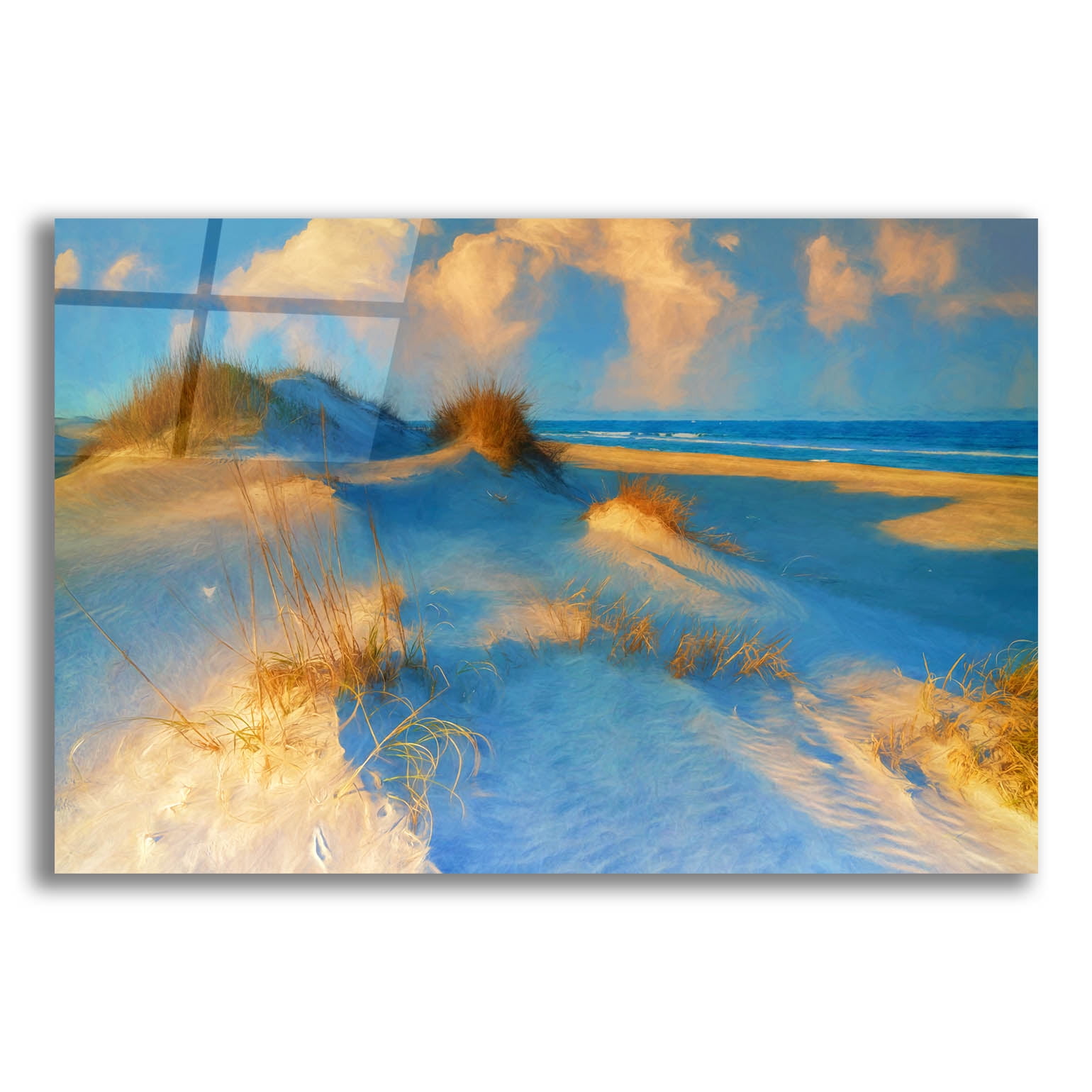 Epic Art 'Bodie Island Dunes II Oil Painting' by Rick Berk, Acrylic ...