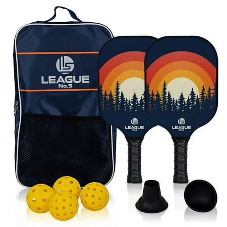 Pickleball Paddles Set Of 2 -With 2 Bonus Ball Retrievers - Lightweight ...