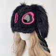 Aellinatey Rabbit Ears Plush Trapper Hat with Earflap Soft Warm ...