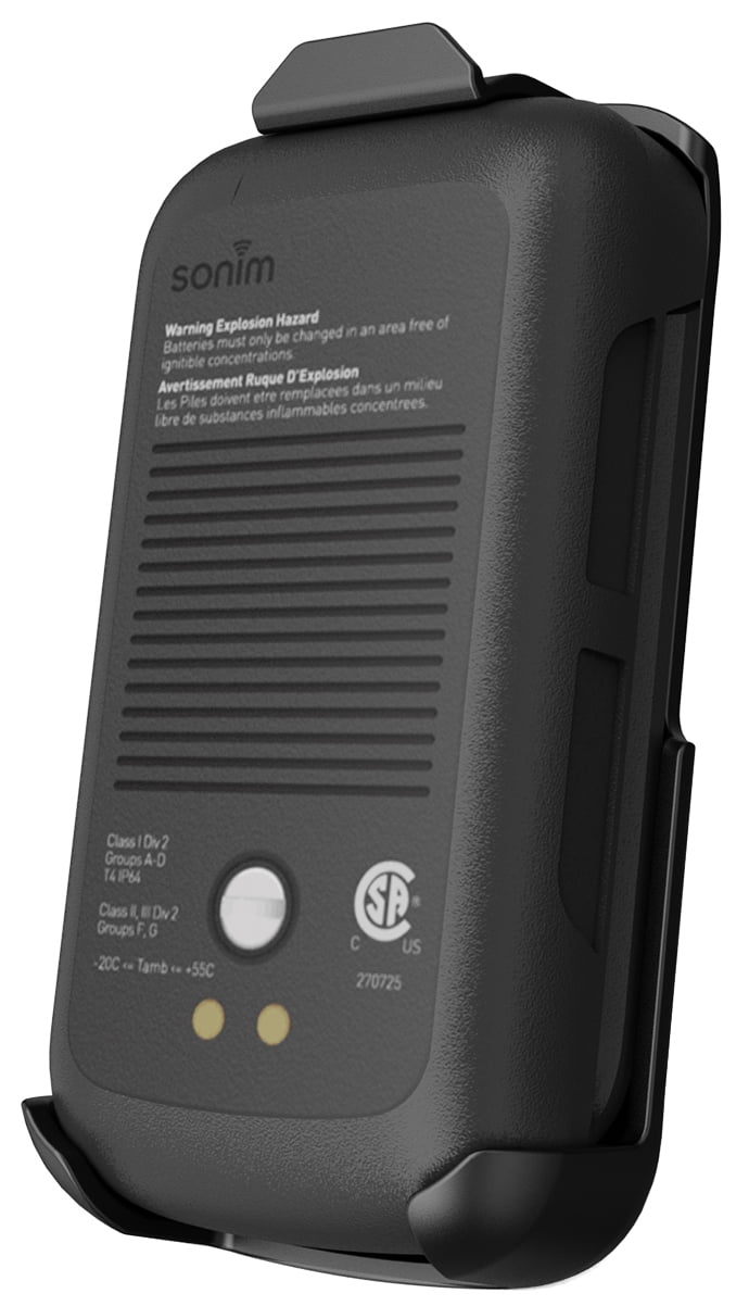 Buy Holster for Sonim XP3 Plus Flip Phone, Nakedcellphone Black ...