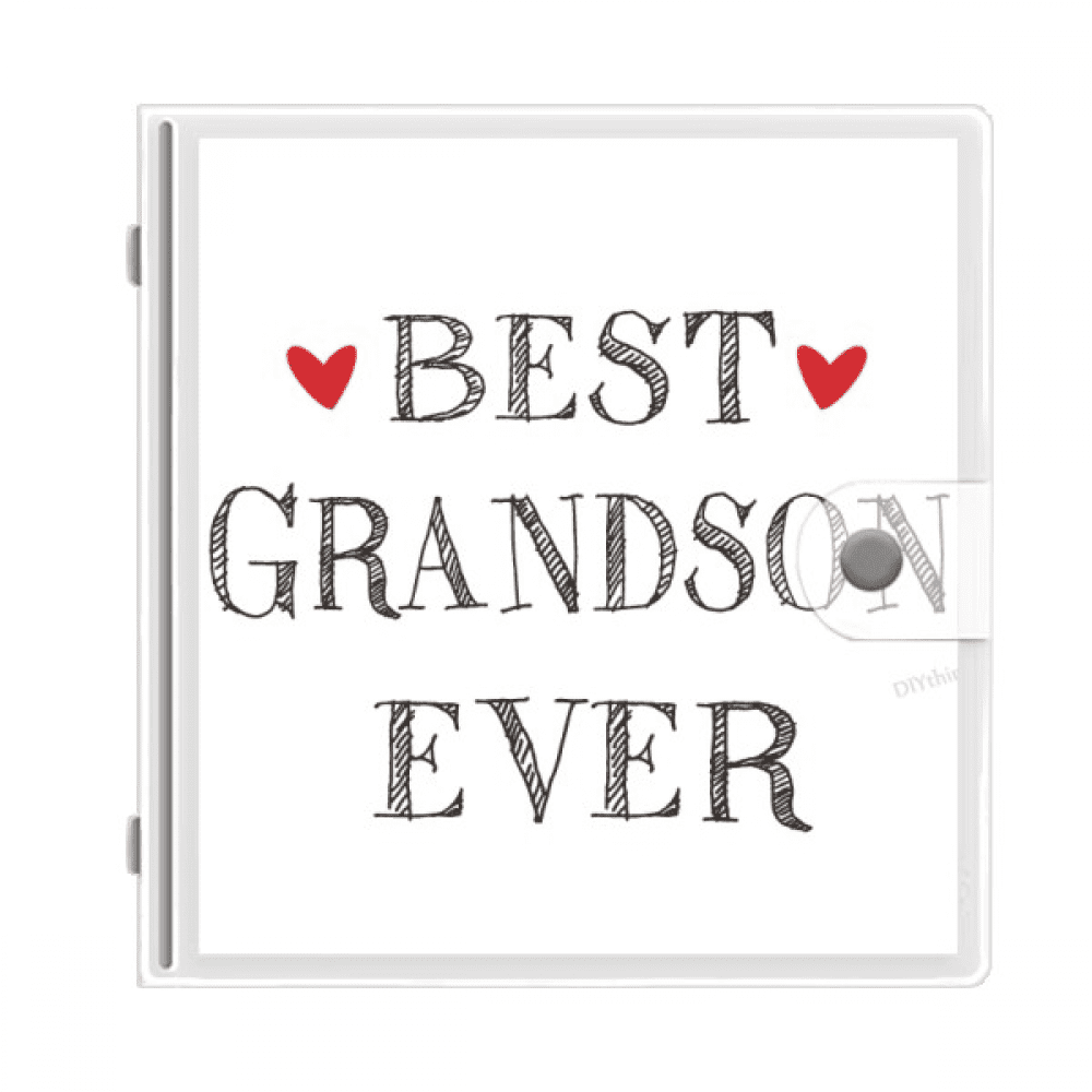 Best grandson ever Quote Relatives Photo Album Wallet Wedding Family ...