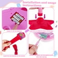 LINXUXIE Guitar and Microphone Play Set for Kids, 6 Music Buttons ...