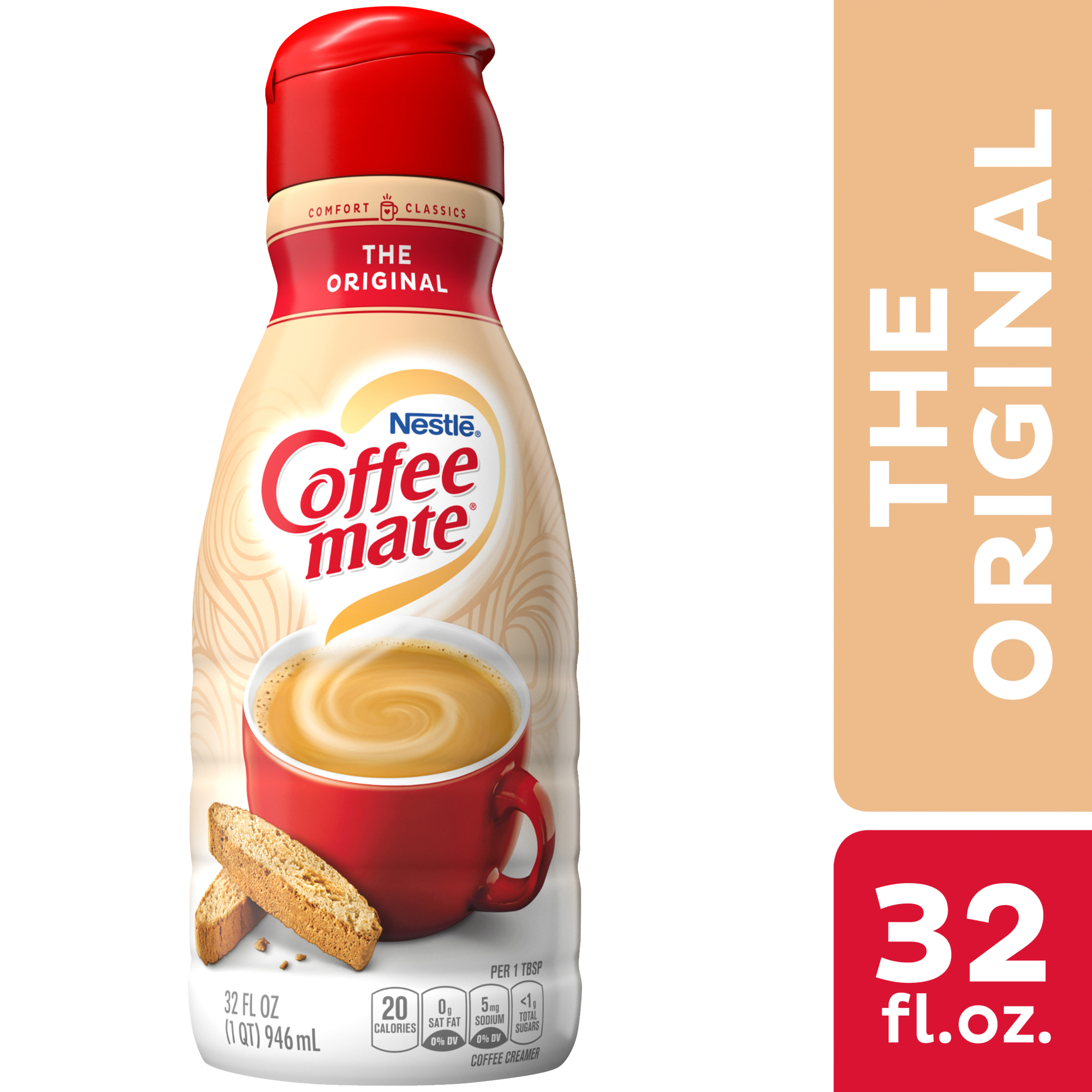 Nestle Coffee Mate The Original Liquid Coffee Creamer 32 Fl Oz Nestle Coffee Mate The Original Liquid Coffee Creamer 32 Fl Oz