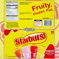 Starburst Freezer Pops, 60 Count, Assorted Flavors, Individually Sealed ...