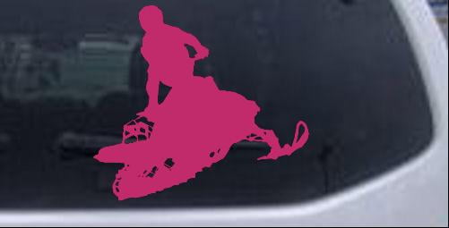 Snowmobile Trick Decal Car or Truck Window Decal Sticker - Walmart.com