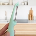 5 Pack Mixed Color 19cm Stainless Steel Swivel Peeler, Non Slip Handle ...