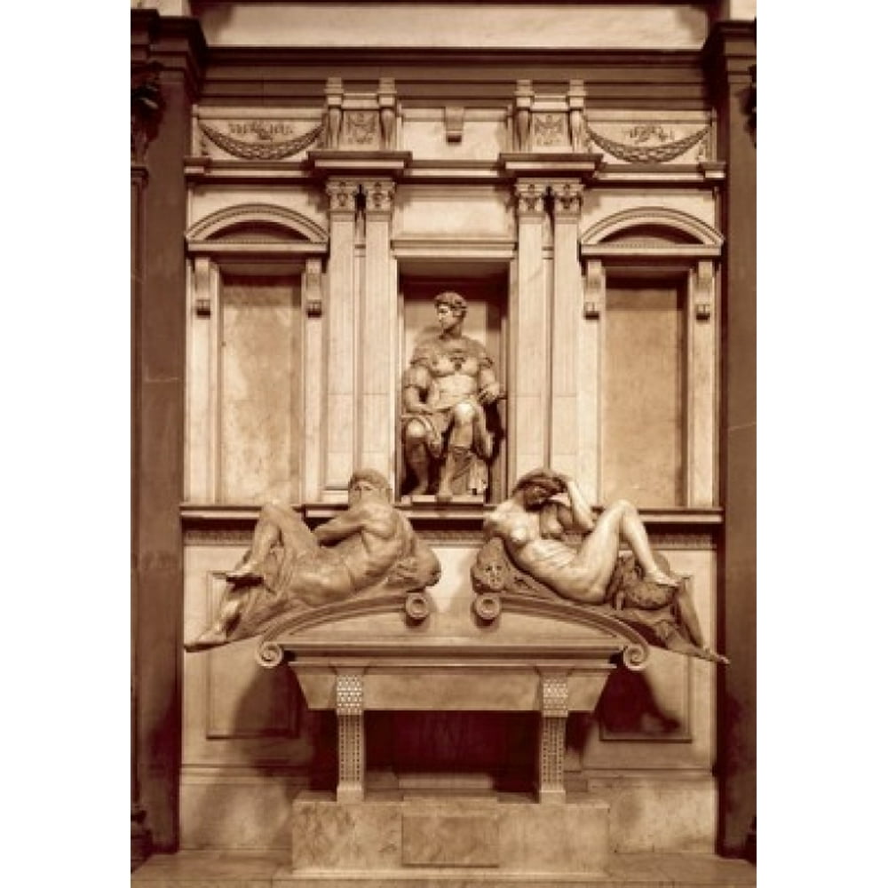 The Day & Night Michelangelo Buonarroti (1475-1564 Italian) Medici ...