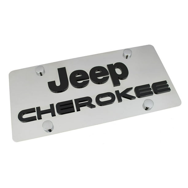 Jeep Cherokee License Plate (Chrome) - Walmart.com - Walmart.com
