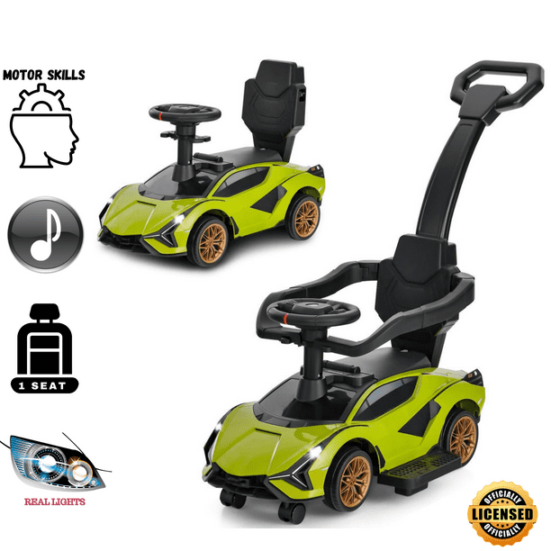 Complete Edition Lamborghini Sian 3 in 1 Push Car / Stroller with ...