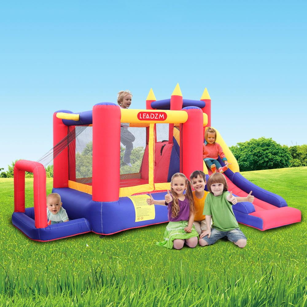 Zimtown Inflatable Bounce House Castle Kids Jumper Slide Bouncer with ...