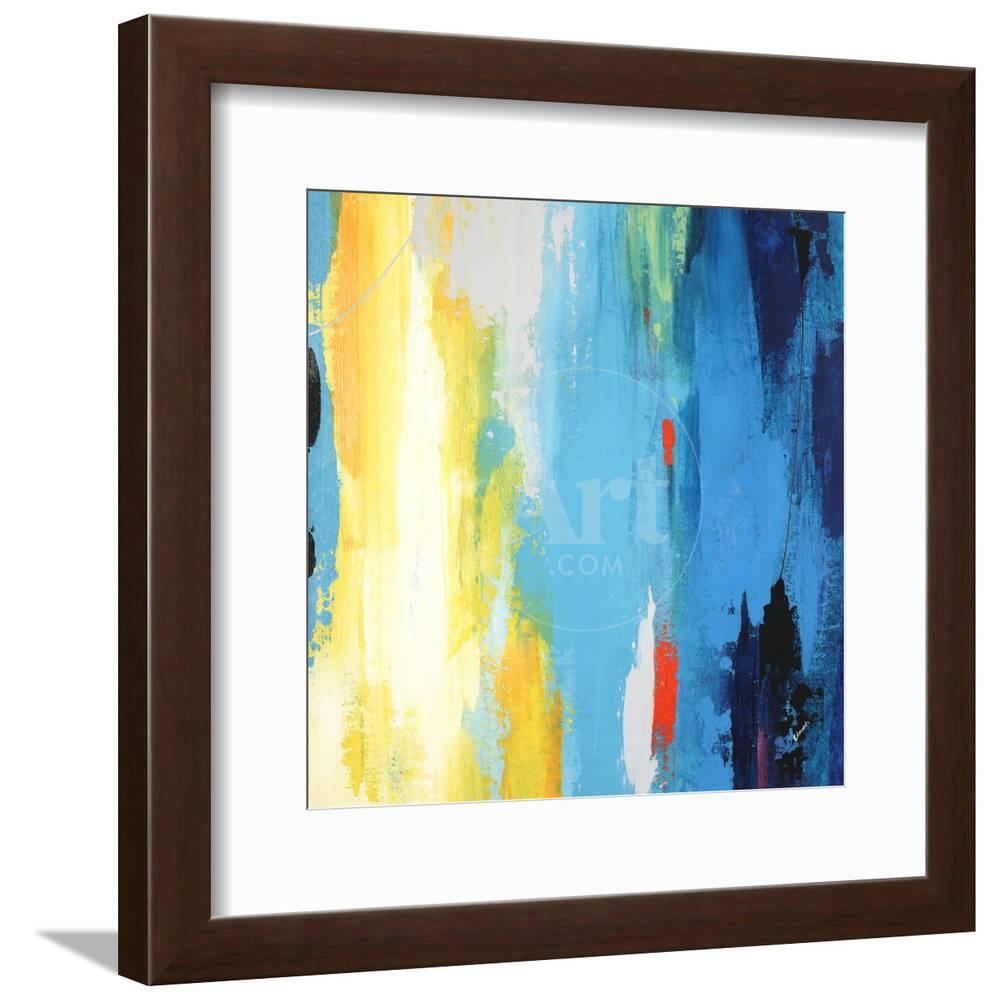 To Dream In Color III, Abstract Framed Art Print Wall Art by Sydney ...