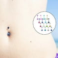 Navel Nail Set 16 Pieces Of Combined Rubber Navel Nail Baking Paint ... Navel Nail Set 16 Pieces Of Combined Rubber Navel Nail Baking Paint ...